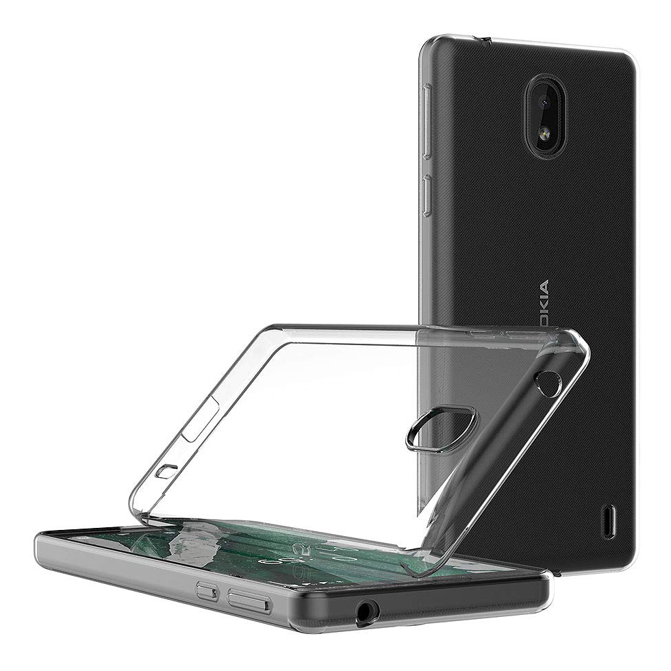 Flexi Slim Gel Case for Nokia 1 Plus (Clear)